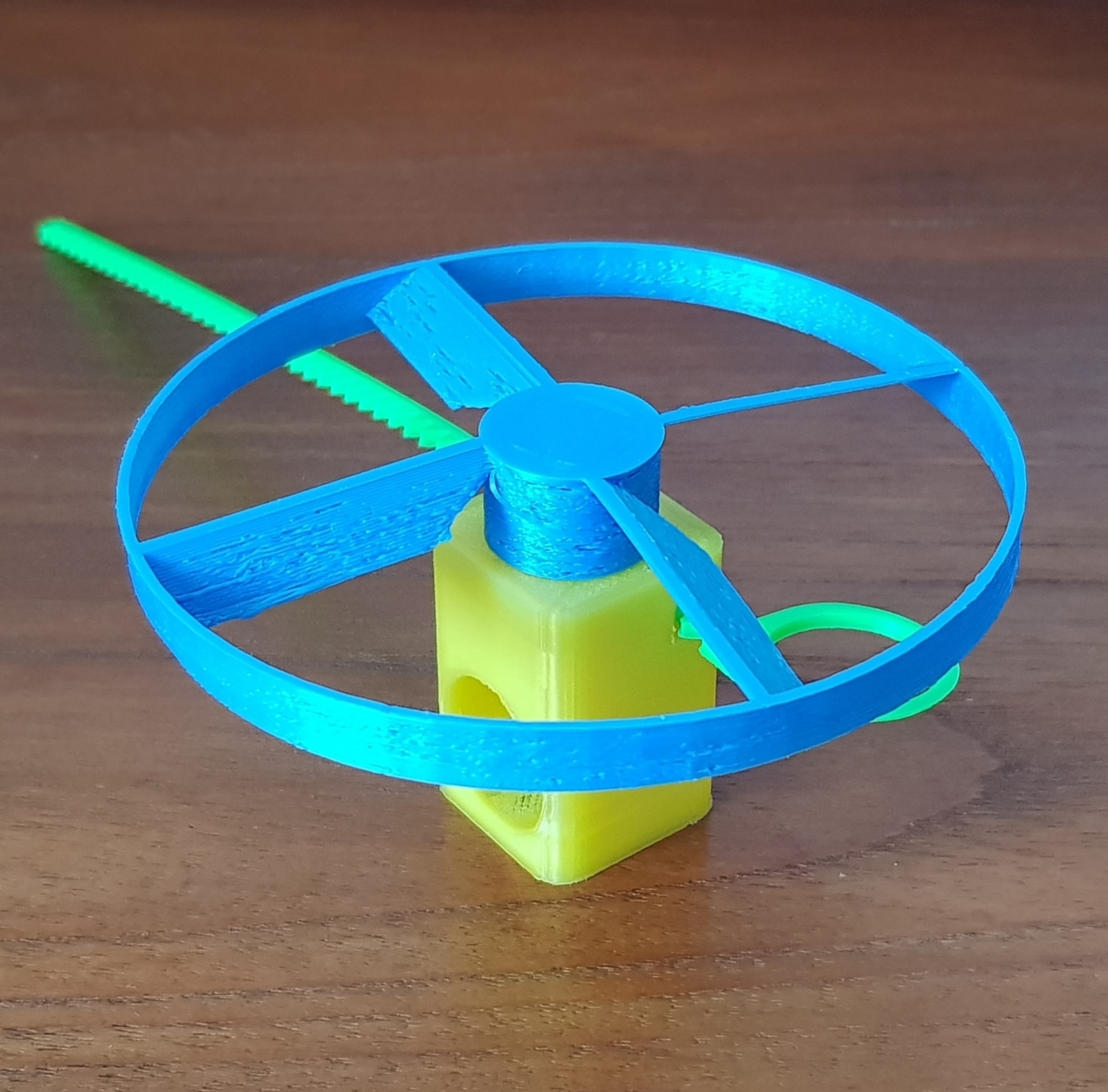 Free STL file Print in Place Pull Copter 💍・3D print object to download ...