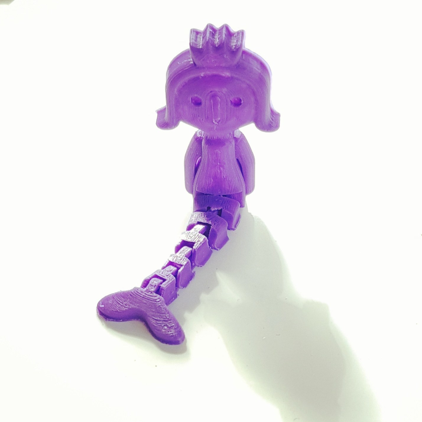 STL file Princess Mermaid (print in place) 👸・3D print model to download ...