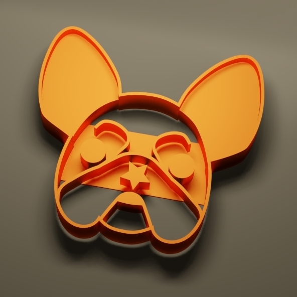 STL file Frenchie Cookie Cutter・Design to download and 3D print・Cults