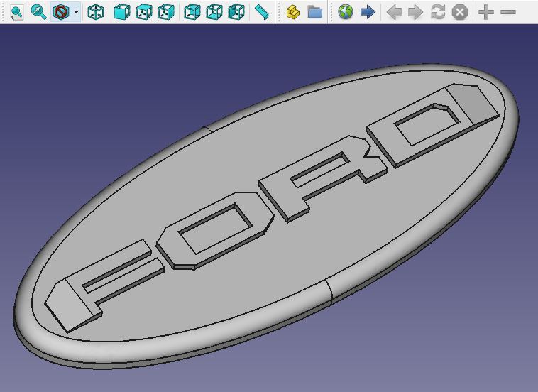 STL file LOGO FOR MY FORD TRANSIT・3D printing design to download・Cults