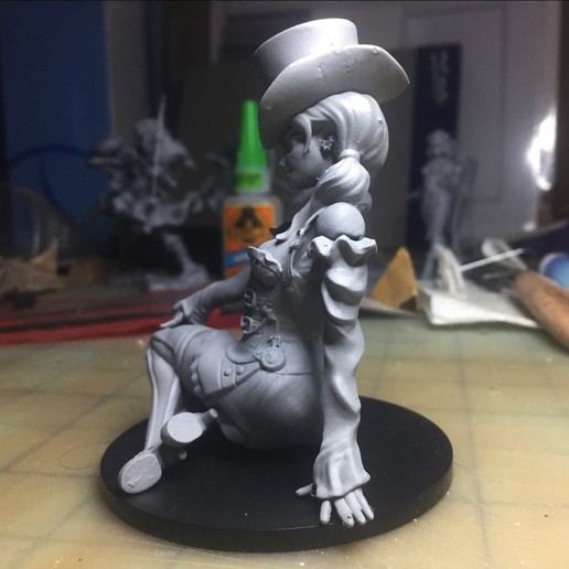 Download STL file Steampunk Girl Pinup 3D print model ・ Cults