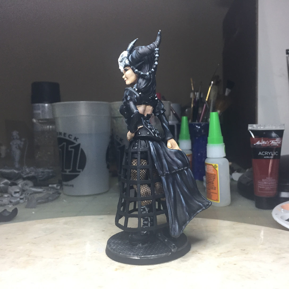 Download free STL file Gothic Steampunk Girl Pinup (FREE) • Object to ...