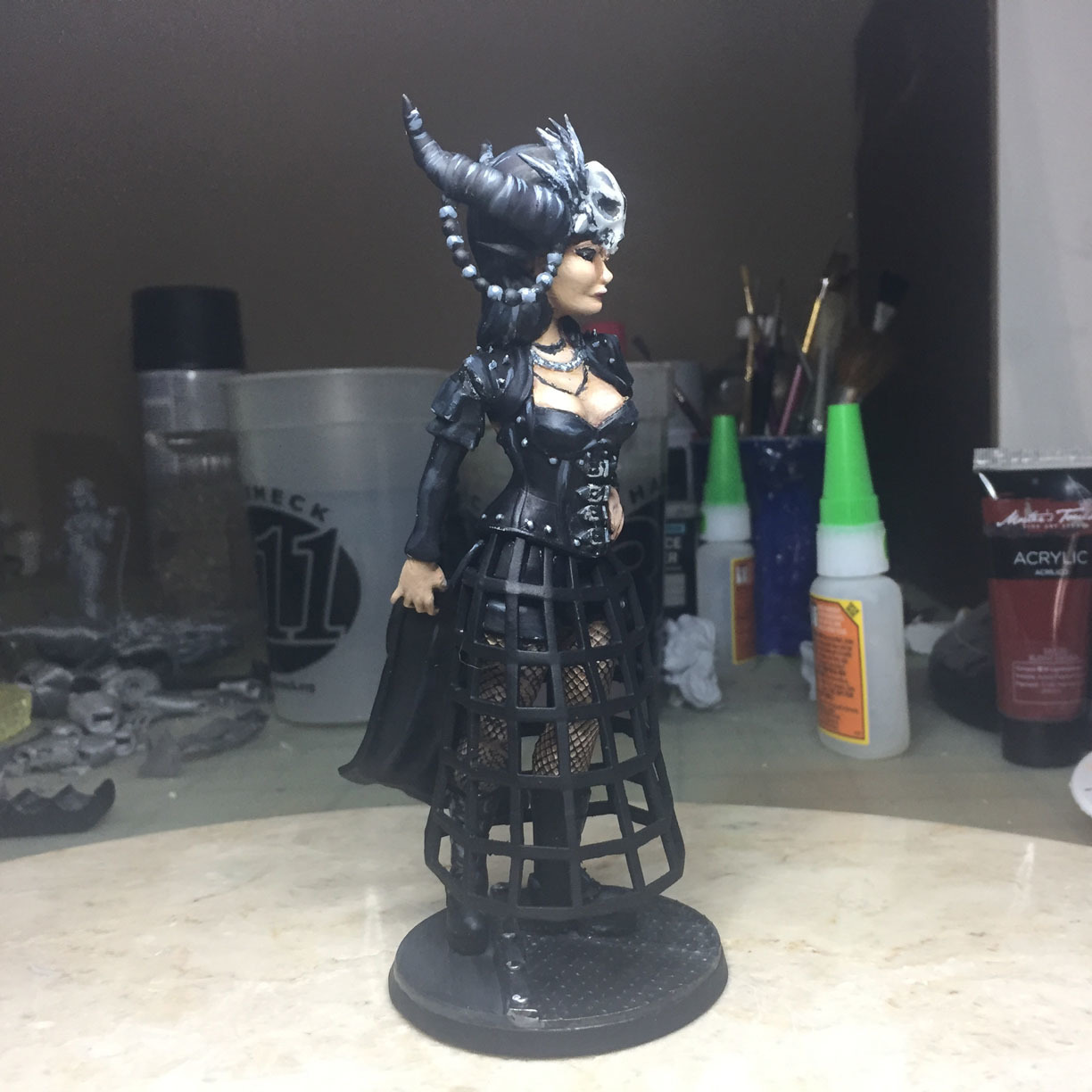 Download free STL file Gothic Steampunk Girl Pinup (FREE) • Object to ...