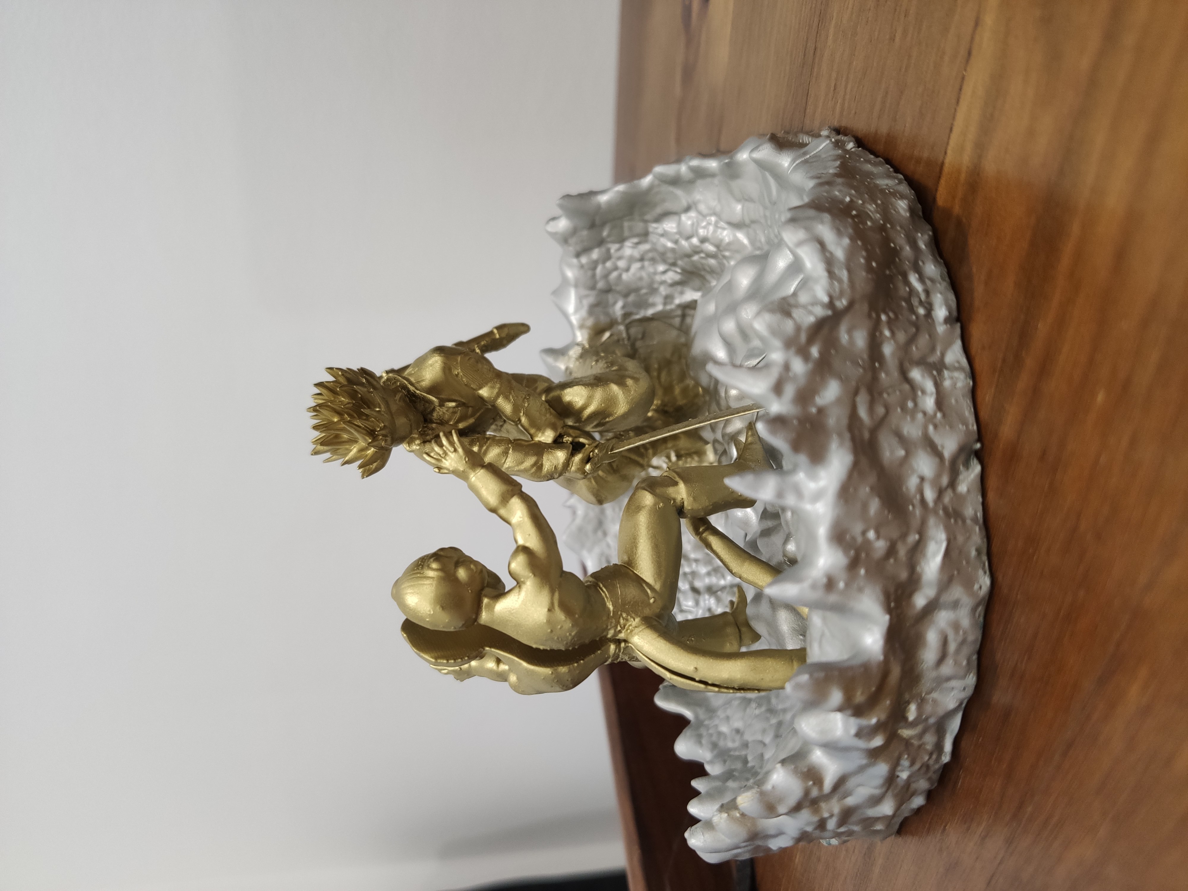 3D printed Mecha Frieza VS Future Trunks • made with Creality LD-002r・Cults