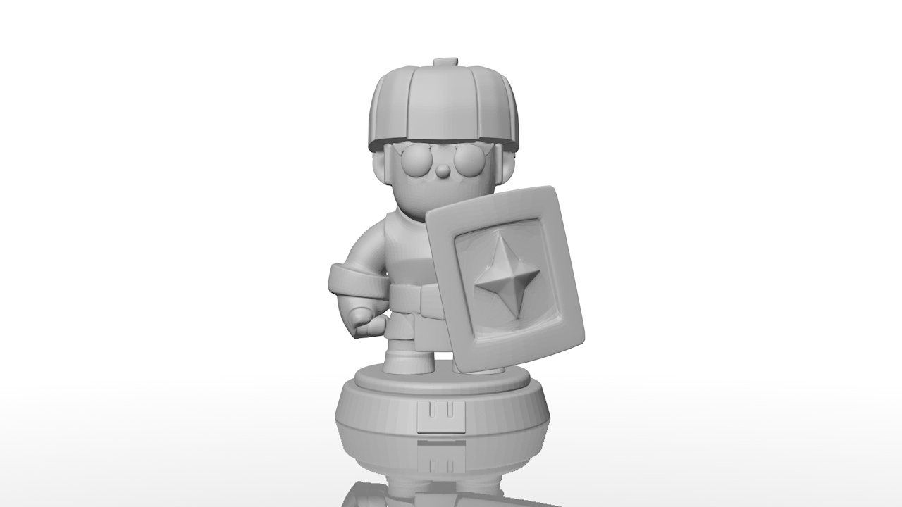 Fichier STL Clash Mini ShieldMaiden・Plan à imprimer en 3D à télécharger ...