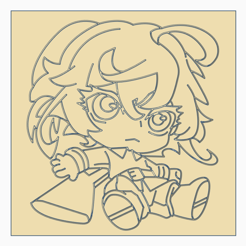 STL file Tanya Von Degurechaff Cookie Cutter Chibi Youjo Senki Anime ...