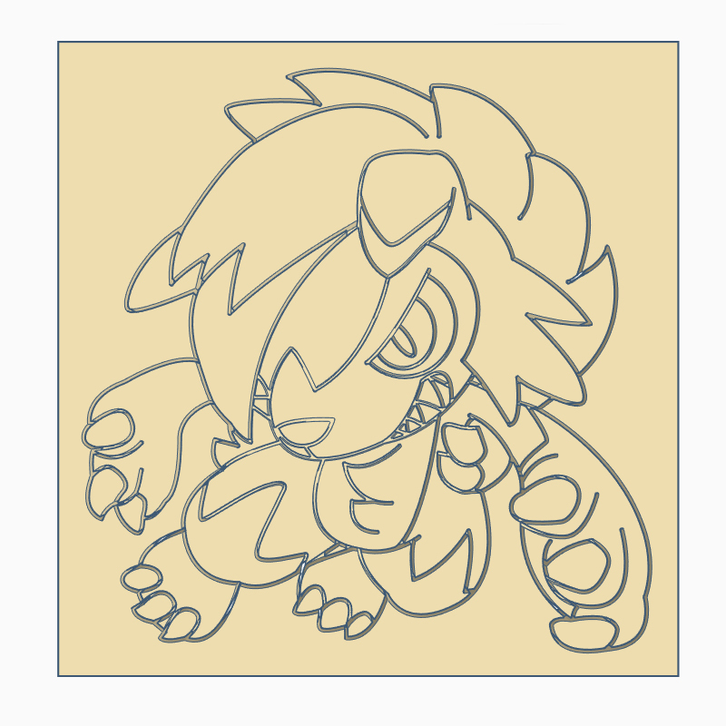 STL file Lycanroc Midnight Cookie Cutter Pokemon Anime Chibi・3D ...