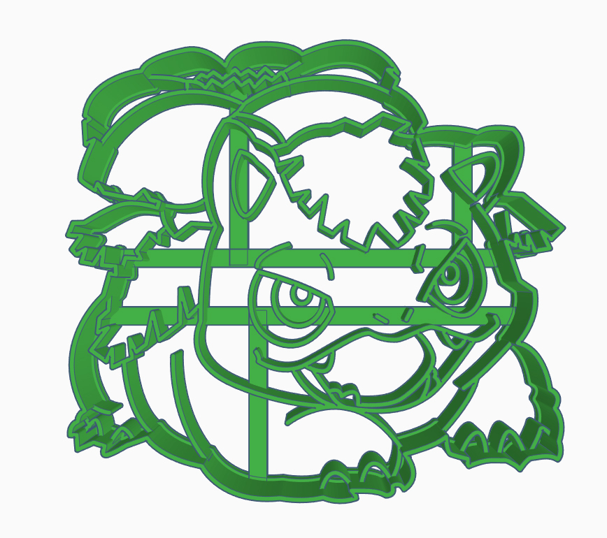 STL file Venusaur Cookie Cutter Pokemon Anime Chibi 🍪・3D printer design ...