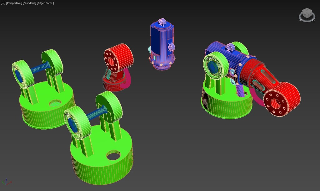 Free 3D file Big Space Robot multipart arm・Template to download and 3D ...