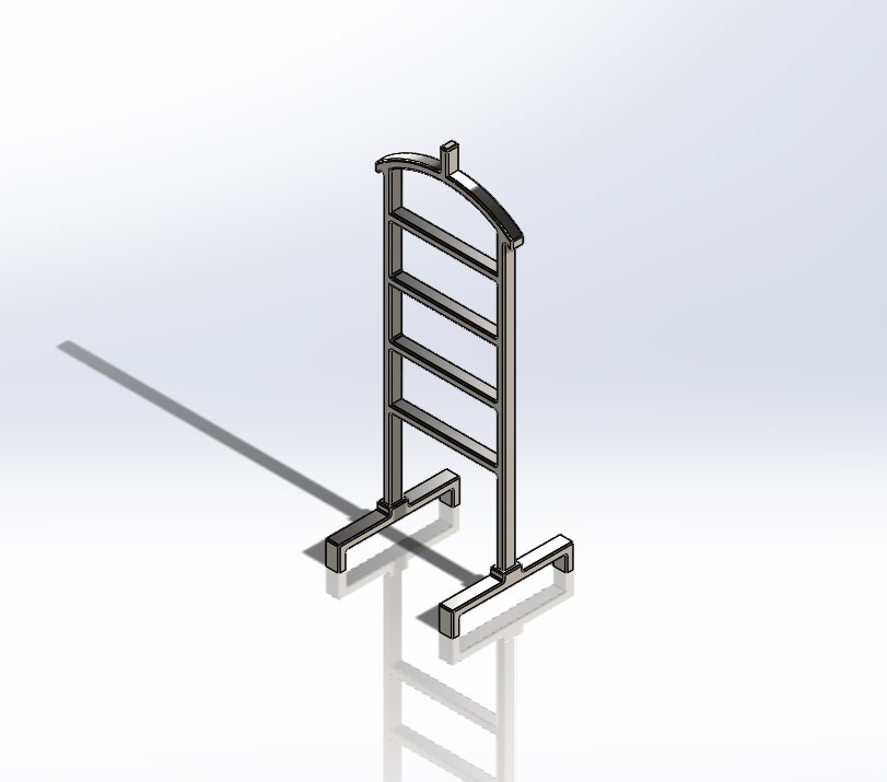 STL file 1:6 Scale Valet Stand for Barbie Doll (Doll house)・Template to ...