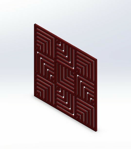STL file Square Pattern (For various use)・3D printing model to download ...