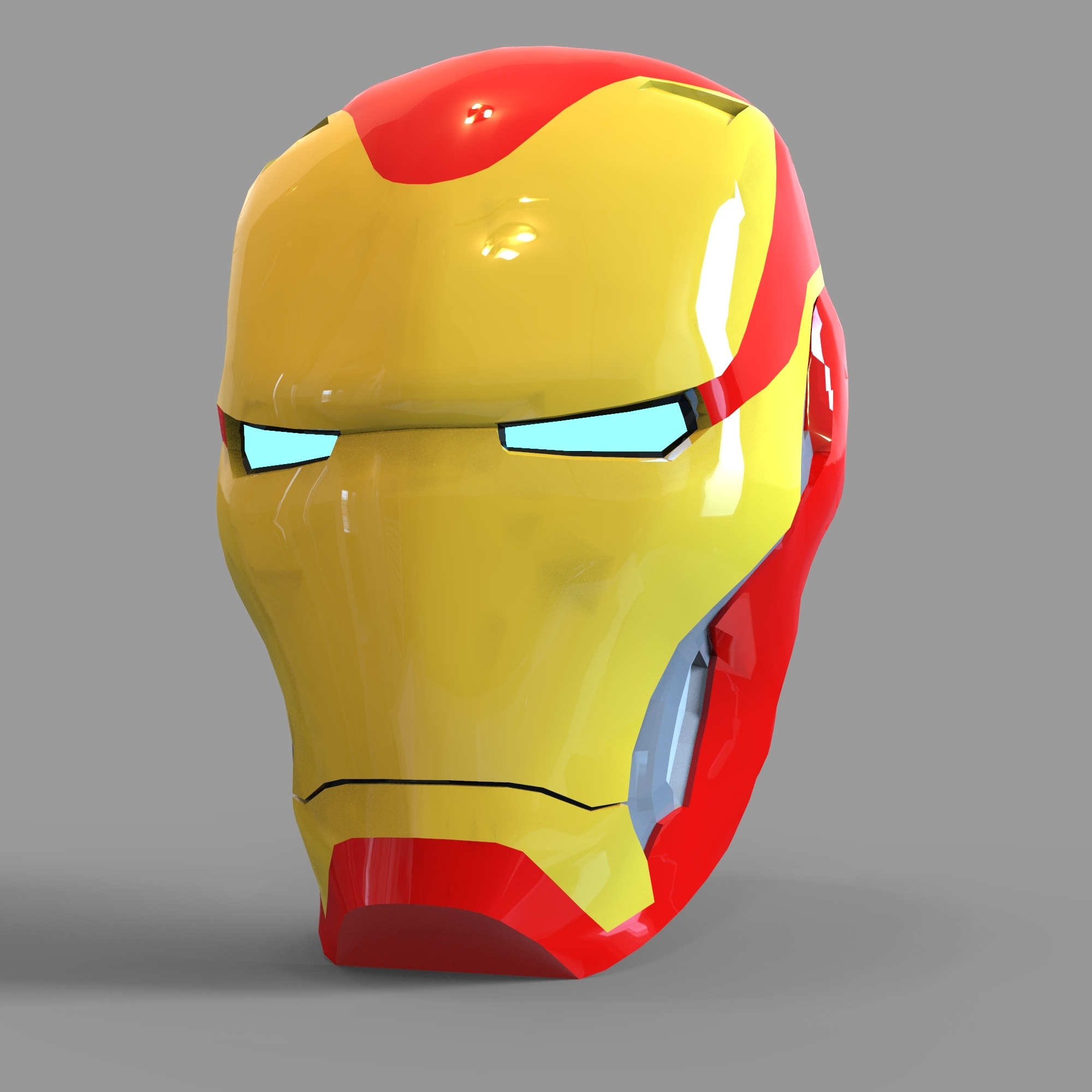 Download STL file Iron Man Mark 50 Helmet Wearable • 3D printable ...