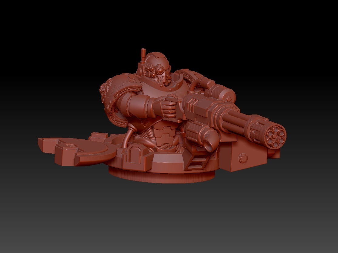 Free STL file Space Tank Crew (default pose) 🛰・3D print model to ...
