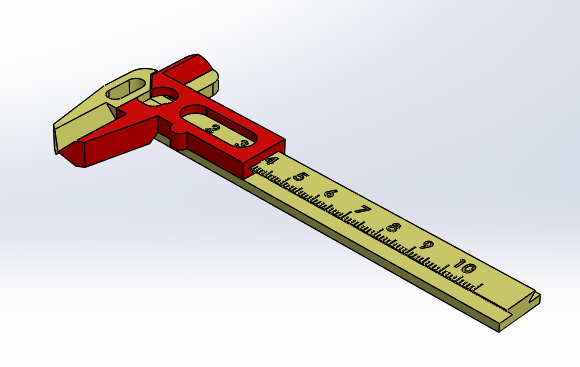STL file 100 mm caliper・3D printer model to download・Cults