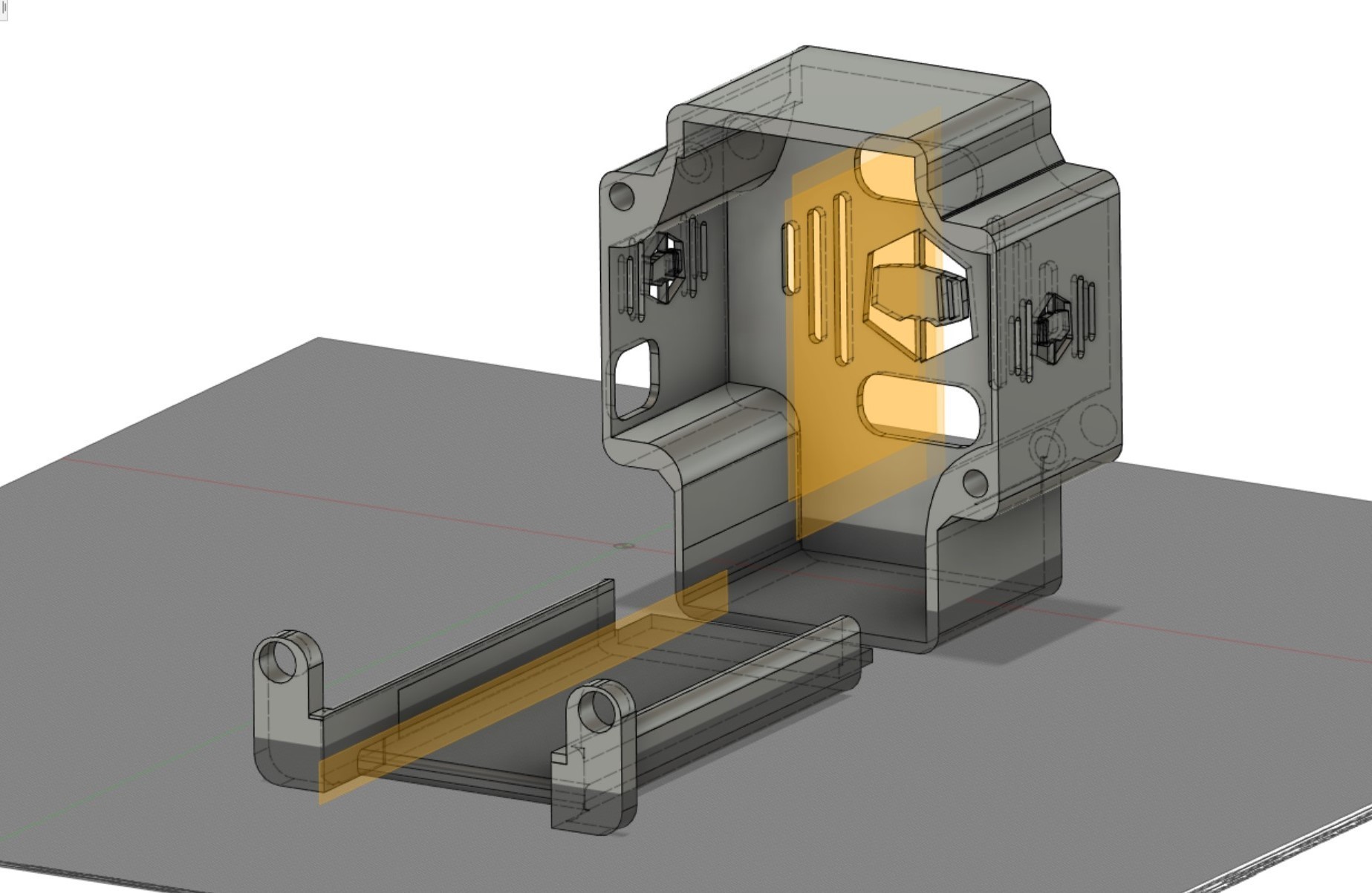 STL file Simucube 2 Rev 1 Rear housing for wiring and undertray・3D ...