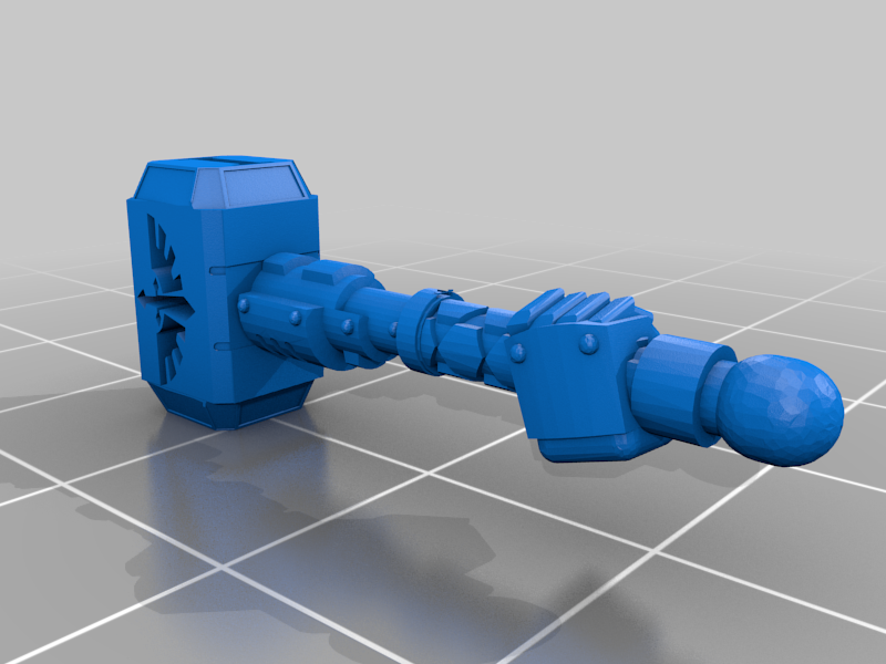 Free STL file First Legion Hammer・Object to download and to 3D print・Cults