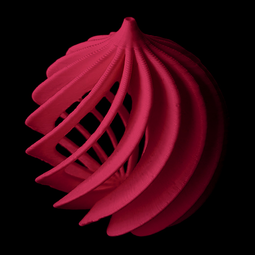 Free STL file Swirl - Christmas Ball / Decoration 🎄・3D printable model ...
