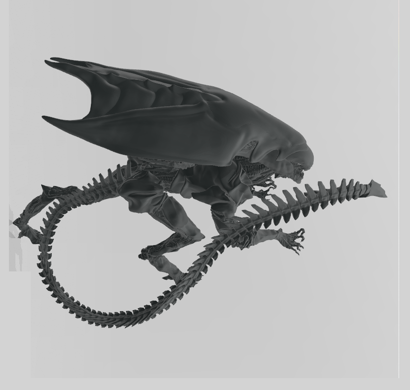 Free STL file Alien Queen 👽・3D printer model to download・Cults