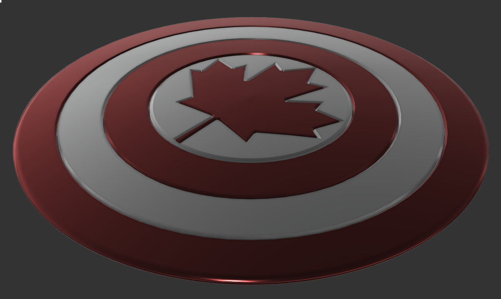 Free STL file captain canada shield・3D printing model to download・Cults