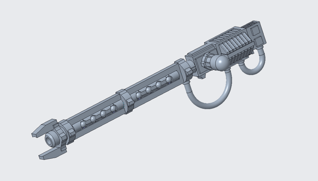Free STL file Necron Heavy Destroyer Heavy Gauss Cannon 🔫・Object to ...