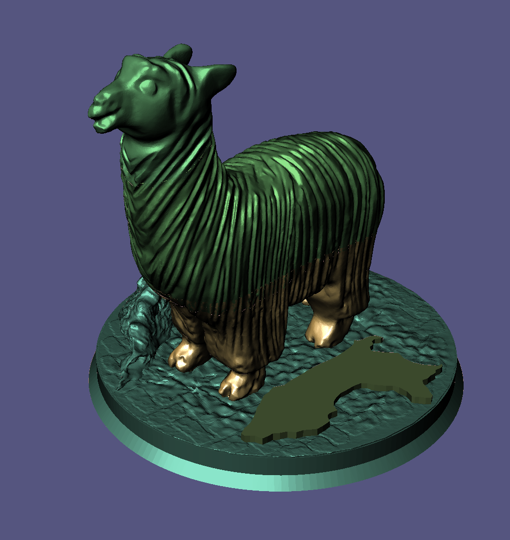 STL file ALPACA HUACAYA・3D printing design to download・Cults