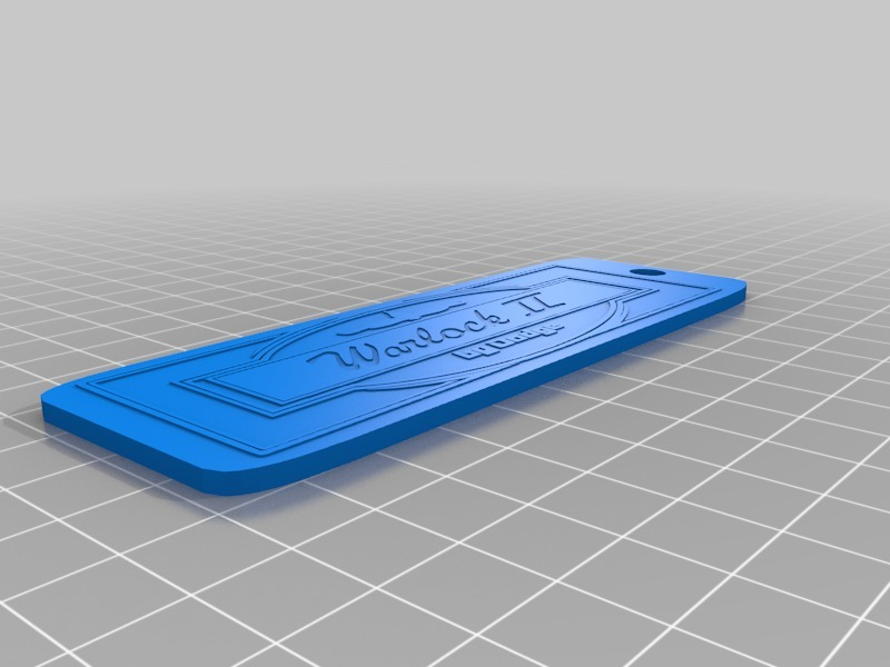 Free 3D file Dodge Warlock II Keychain 🗝️・3D print model to download・Cults