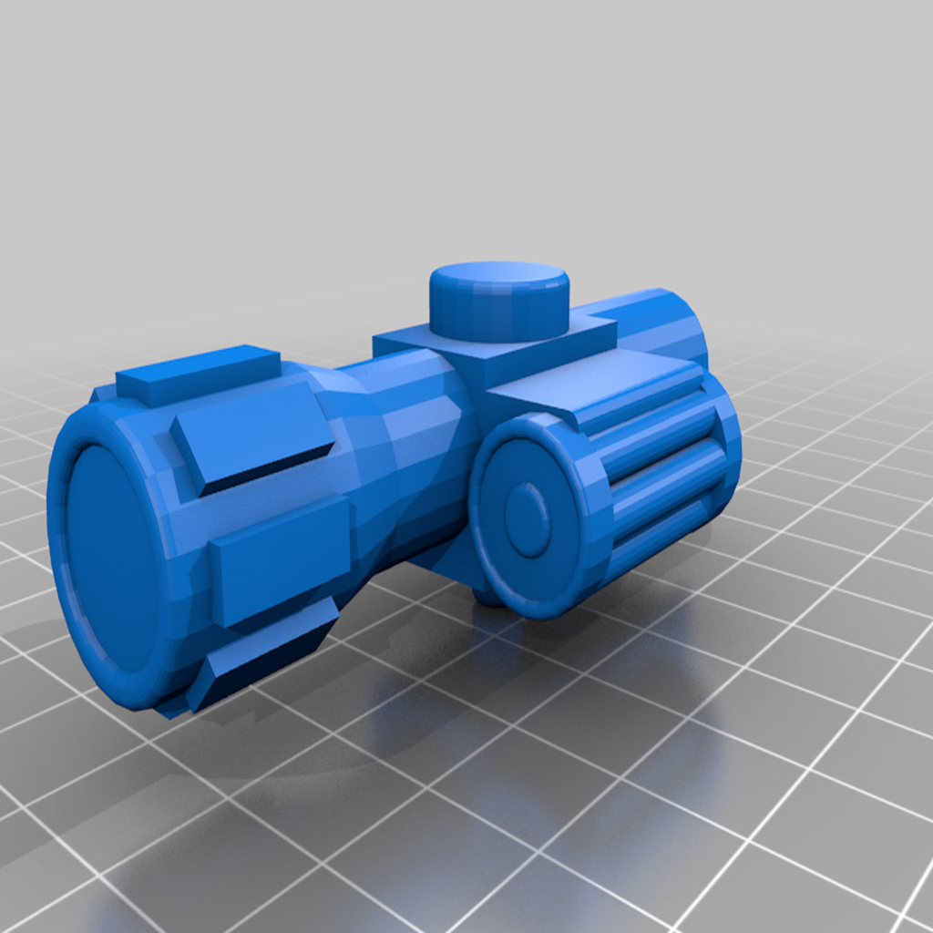 Free 3D file Megatron Dotm classic style cannon・3D printer design to ...