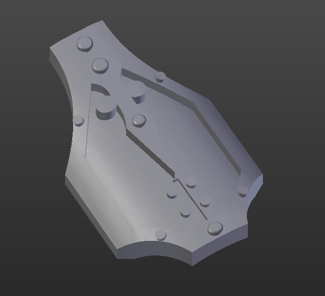 Free STL file Ultra smooth armor pieces for royal chevaliers・3D print ...