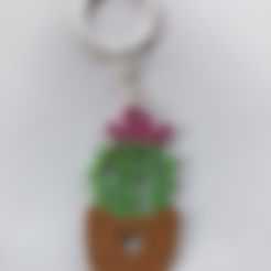 Download free 3D printer designs cactus keychain ・ Cults