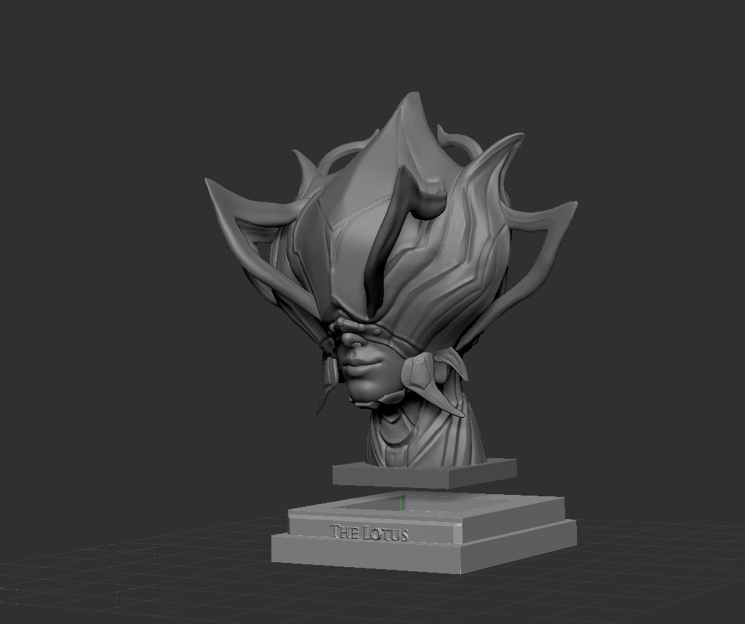 STL file Warframe Lotus・3D printer design to download・Cults