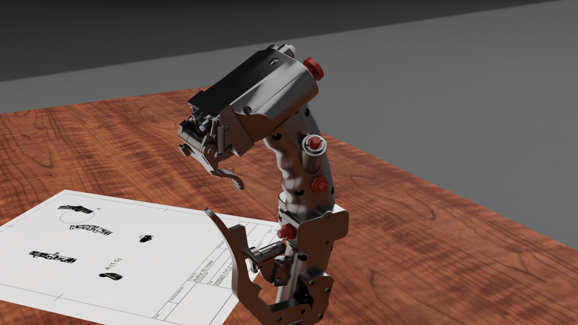 3D file Joystick Ka-50 Black Shark cyclic grip 🕹️・3D printing model to ...