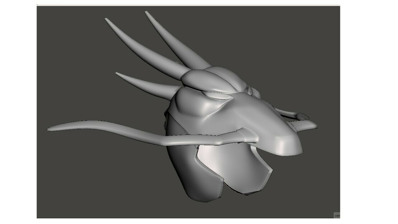 STL file Dragon Fant Art Helmet 🐉・3D printable model to download・Cults