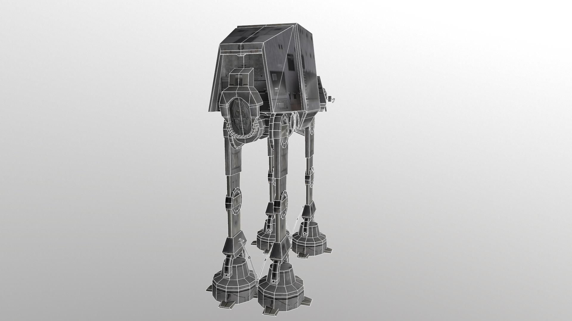 3D file AT-AT-WALKER・3D print design to download・Cults