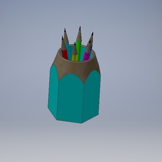 Download free STL file Pen Holder • Design to 3D print ・ Cults