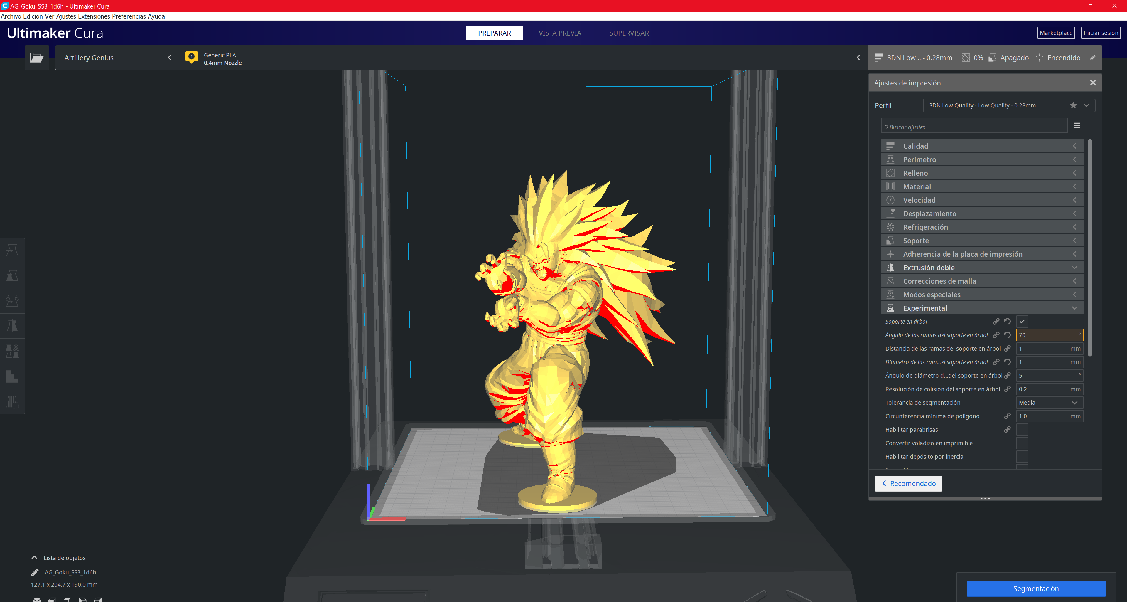 Free STL file Goku Super Saiyan 3 Collection 👽・Design to download and ...