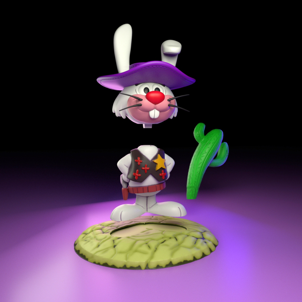 3D file Ricochet Rabbit 🐇・3D printable model to download・Cults
