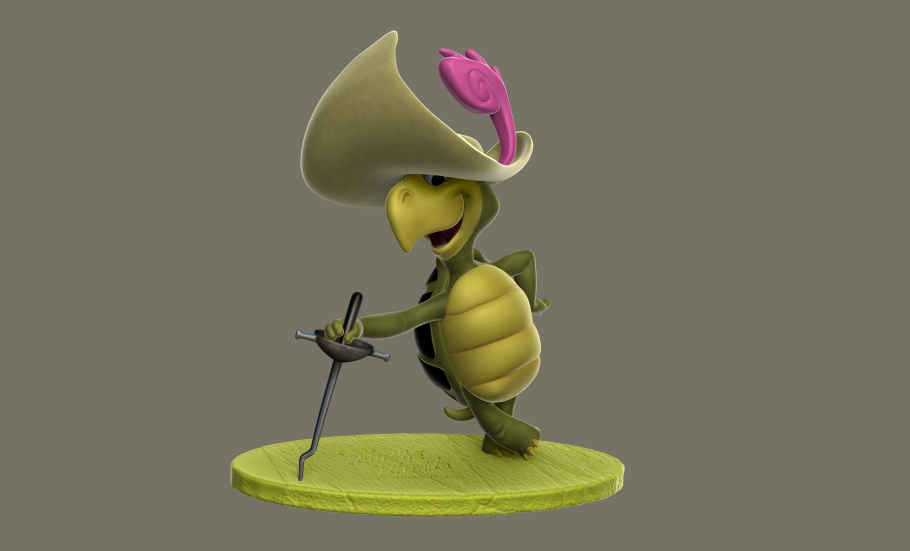 3D file Touche Turtle - 15 Cm 🐢・3D print object to download・Cults