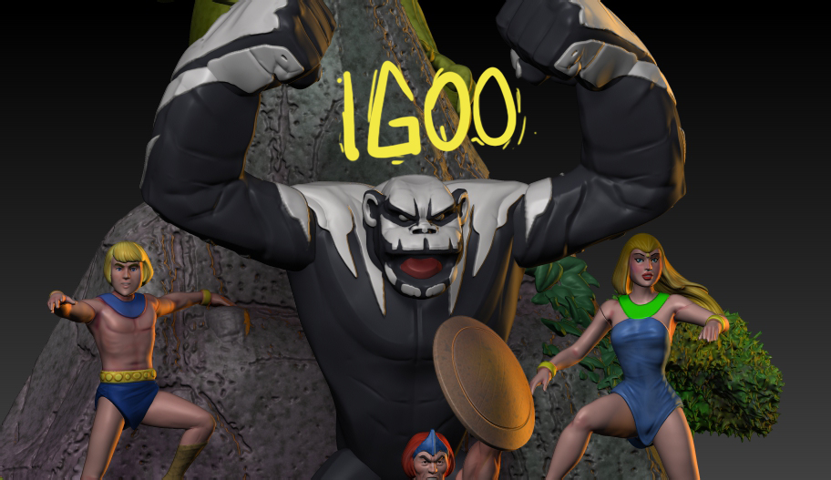 Archivo 3D LOS HERCULOIDES - Diorama épico 👾・Objeto imprimible en 3D ...