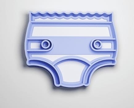 Free STL file Diaper Cutter・3D print model to download・Cults
