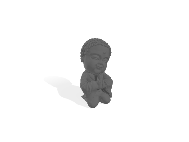 Free STL file Baby Buddha Fé・3D printing template to download・Cults