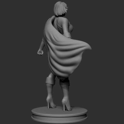Download STL file Power Girl • 3D print object ・ Cults