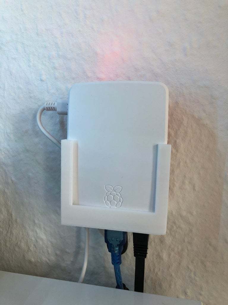STL-Datei Raspberry Pi 4 Wallmount - Wandhalter kostenlos・3D-Druck ...