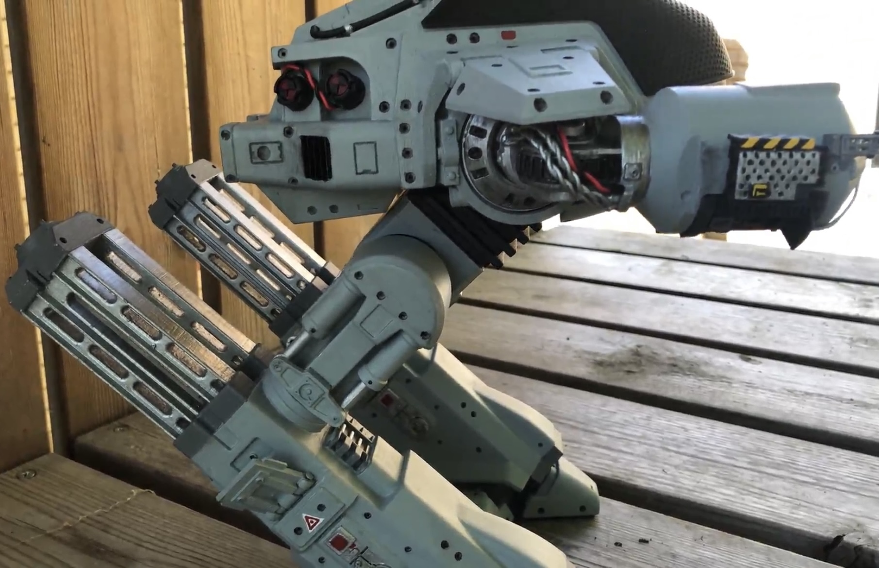 3D printable ED-209 - Robocop 1987 • made with FlashForge Dreamer・Cults