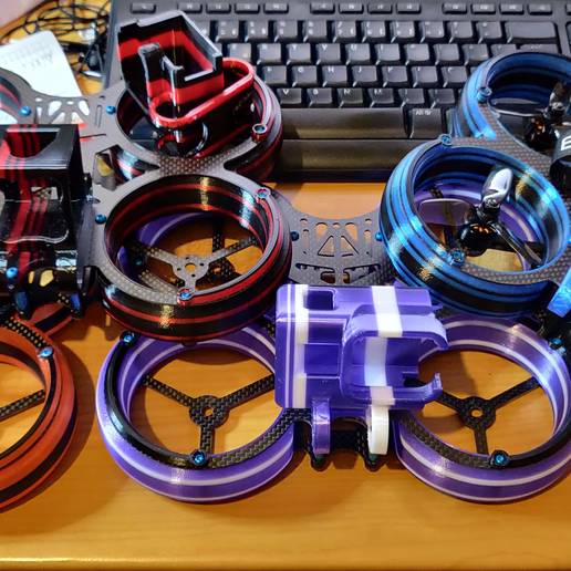 Download STL file Cinewhoop synergy/Splash 2020 Ducts • 3D printable ...