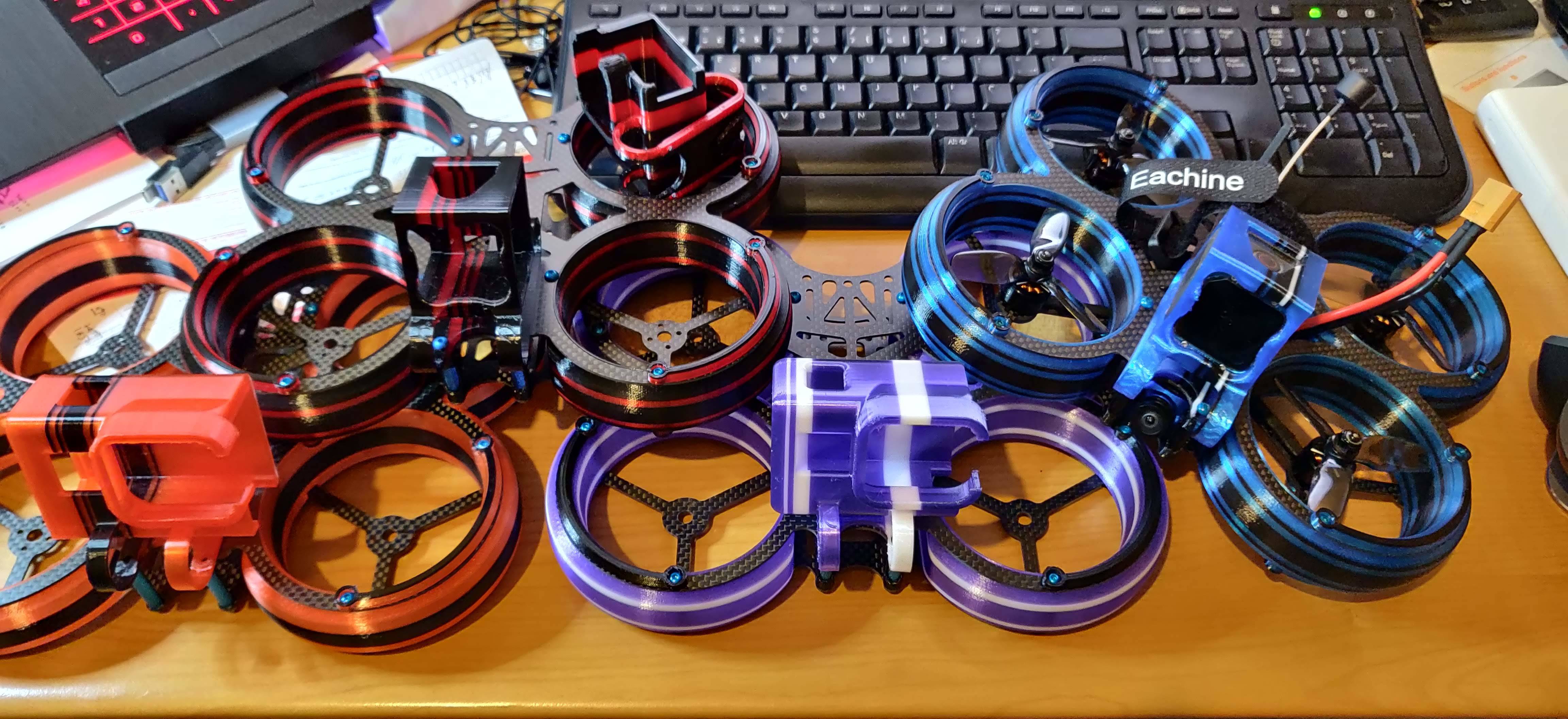 DXF file Cinewhoop Synergy/Splah 2020 - Frame・3D printing template to ...