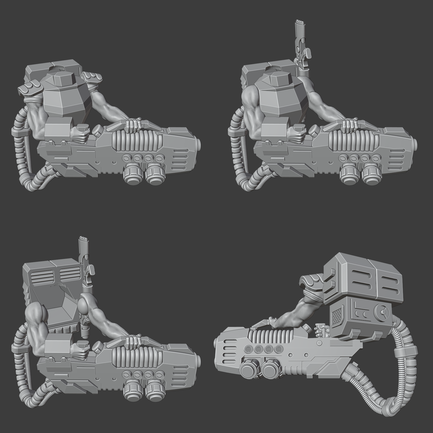 3D file Alternative Plasma Weapons for Technologically Advanced Hive ...