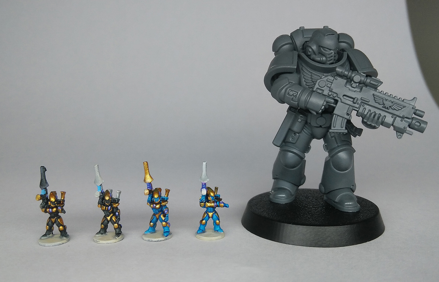 3D printing Tiny Space Elves - Basic Infantry Squad • made with ...