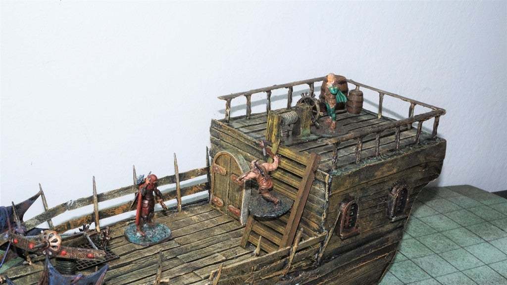 Free STL file Ship's accessories door , window and ladder for my ship ...