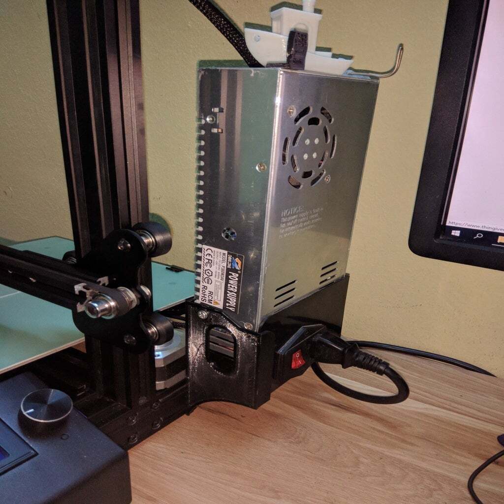 Free STL file A10 / A10M Dual Stepper Motor Z-Axis Powersupply Mount・3D ...