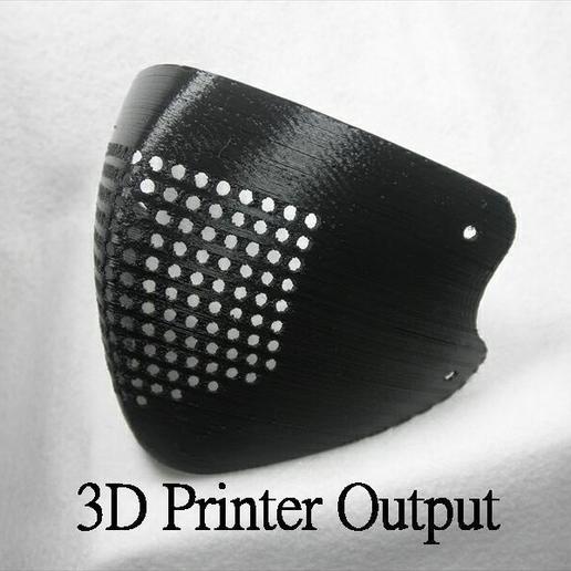 Download STL file 3D Mask（2 Type） • Template to 3D print ・ Cults